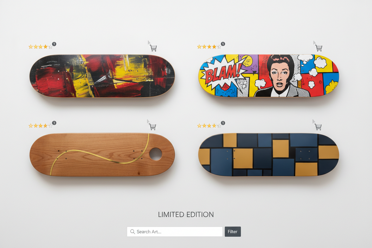 Best Online Marketplaces for Limited Edition Skateboard Art – deckarts ...